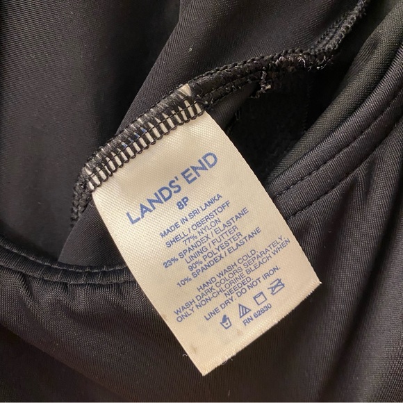 Lands' End | Swim | Lands End Black Petite Tugless Tank Swimsuit Size ...